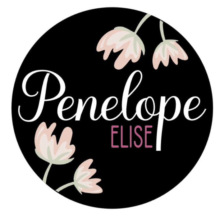Penelope Custom Floral Name Sign – Mockingbird and Fox