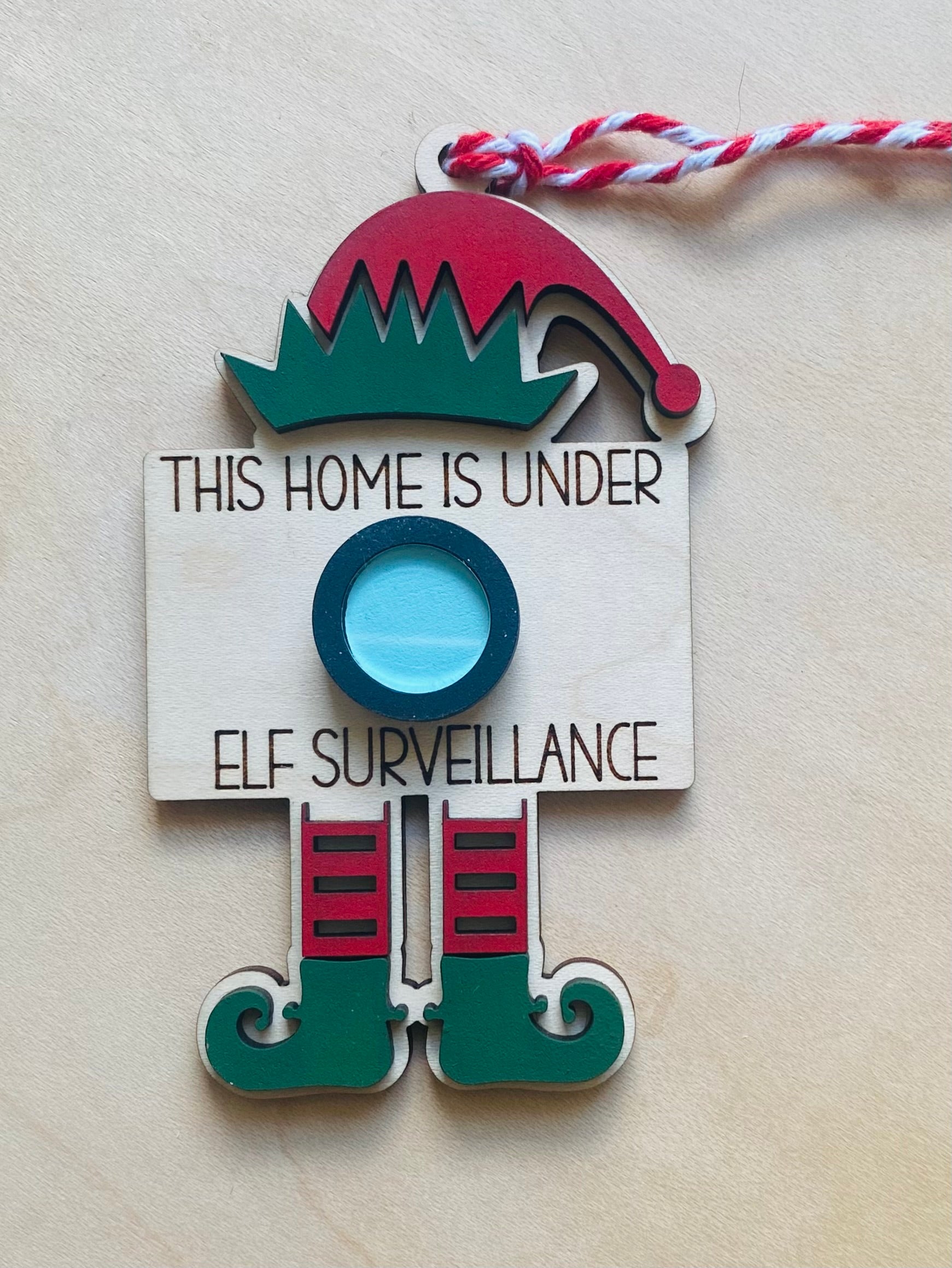 Elf Surveillance Ornament – Mockingbird and Fox