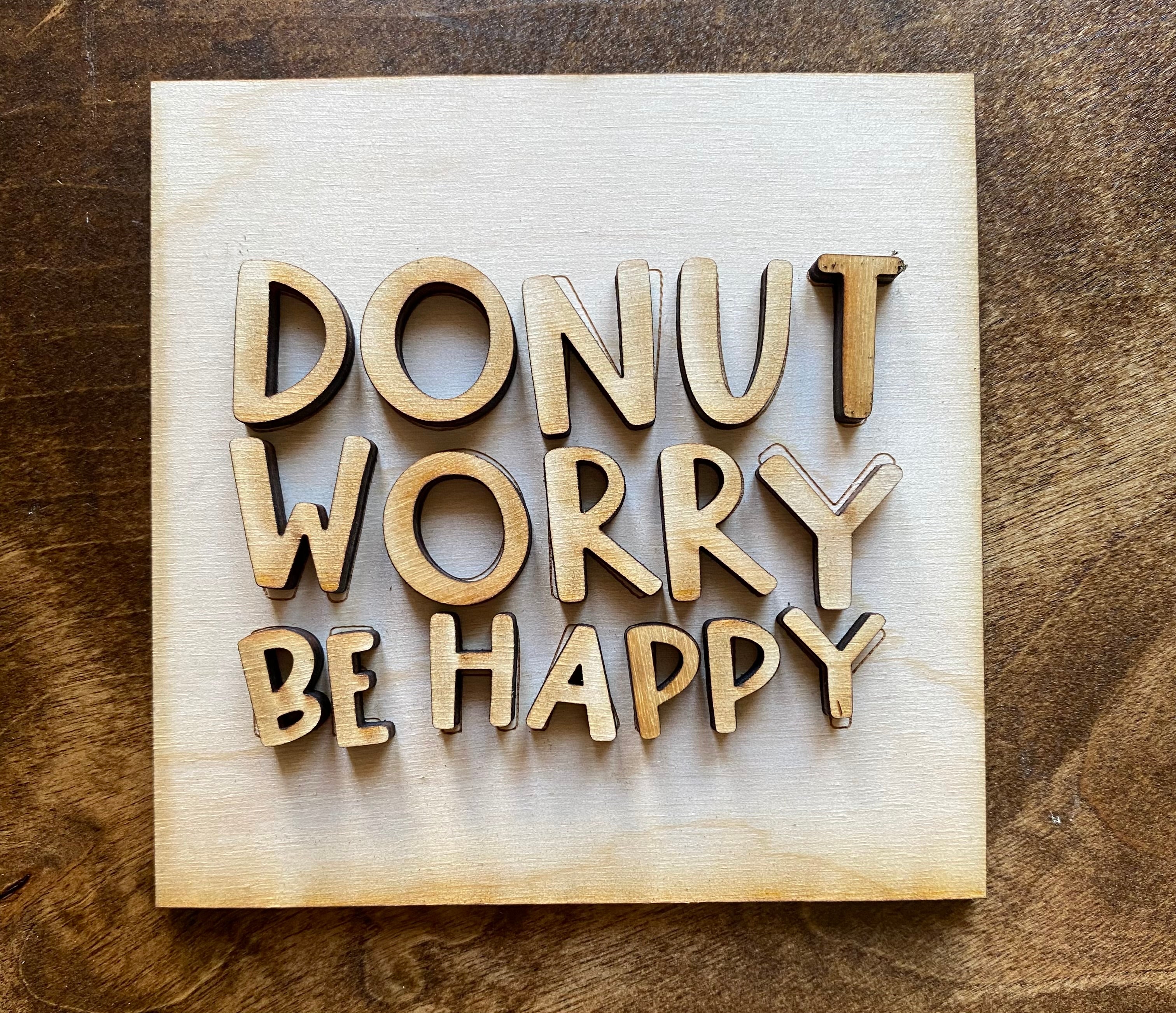 Donut Worry Tile Insert – Mockingbird and Fox